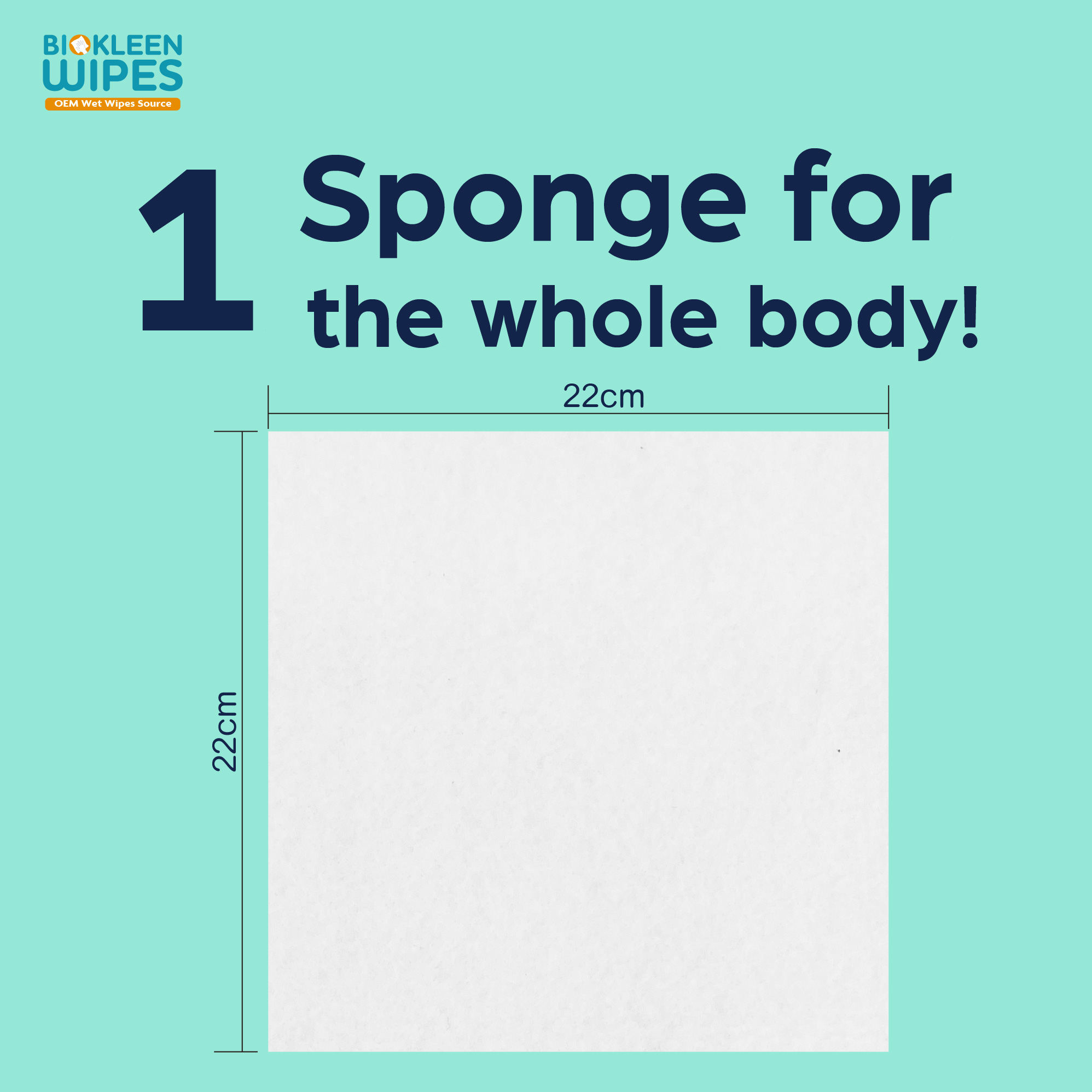 Disposable No Rinse Bathing Wipes | Biokleen Wipes