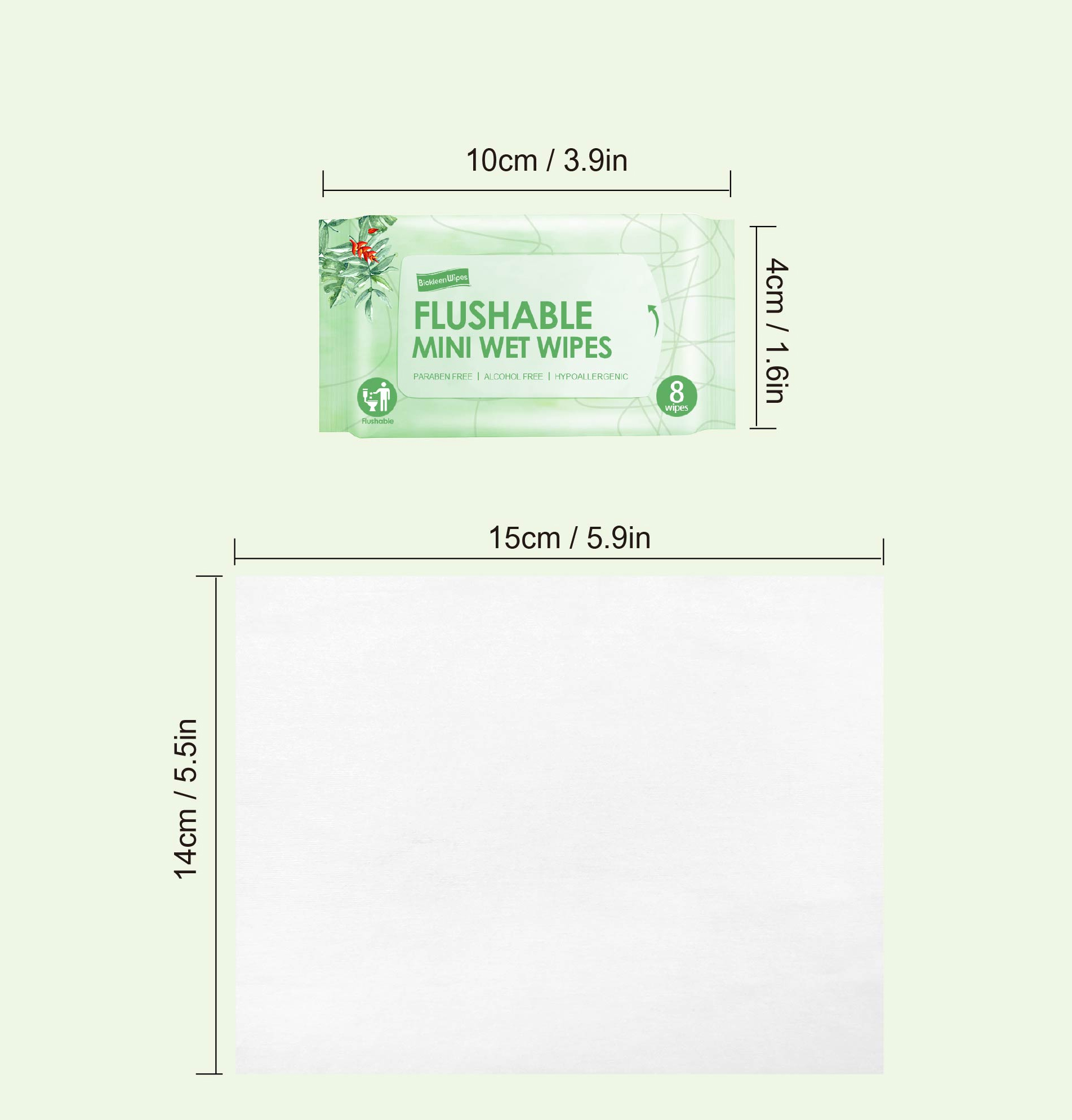Pocket Size Mini Wipes | Biokleen Wipes